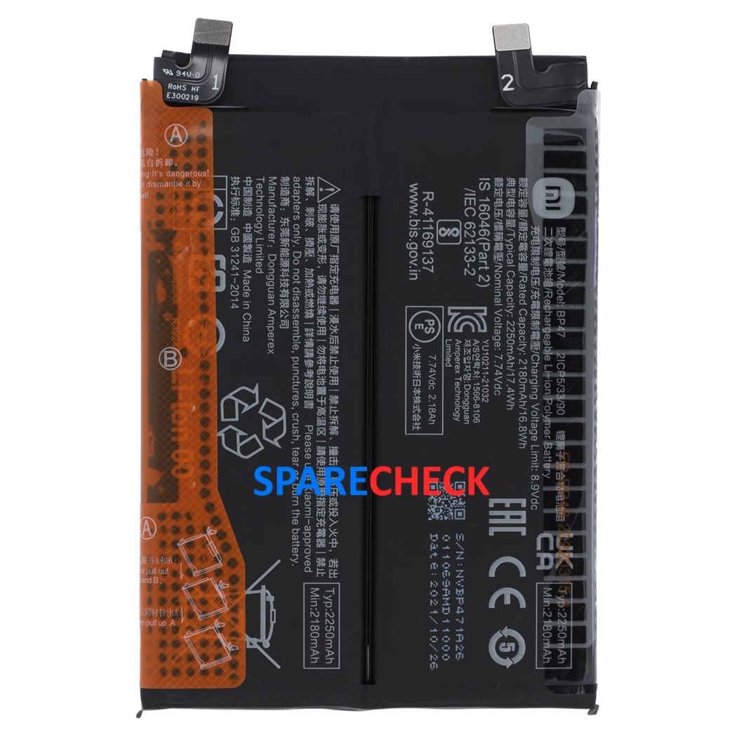 Redmi Note 11 Pro Plus 5G Battery | 100% Original Backup - SpareCheck ...